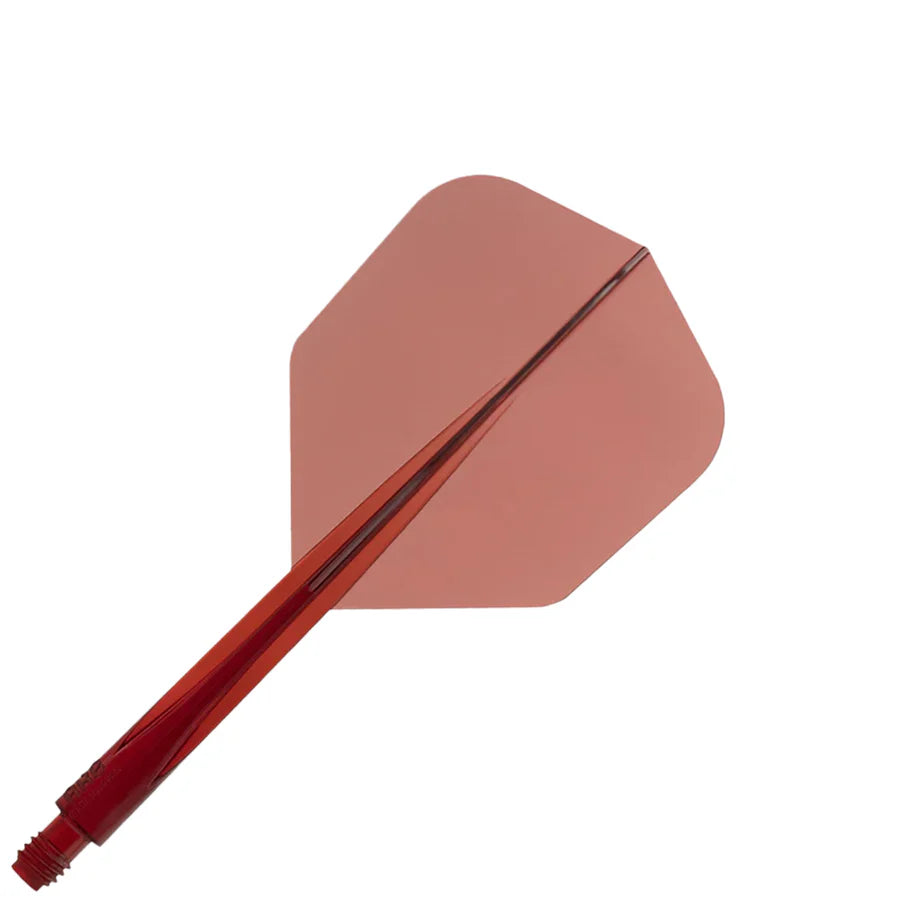 Condor Axe Flight System - Shape - Clear Red - Short – Mack Darts