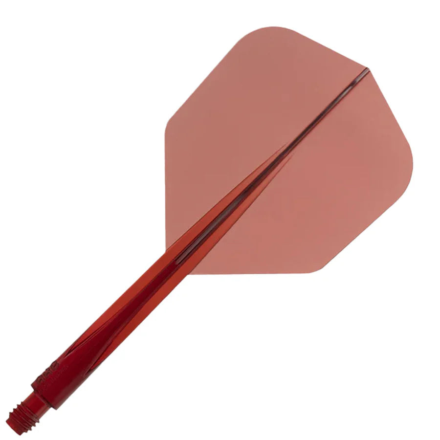 Condor Axe Flight System - Shape - Clear Red - Medium – Mack Darts