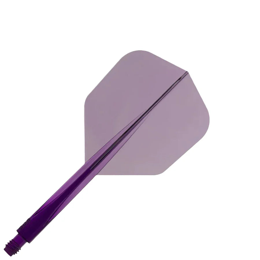 Condor Axe Flight System - Shape - Clear Purple - Short – Mack Darts