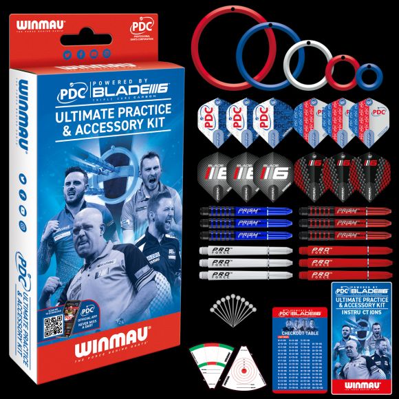 Winmau PDC Ultimate Practice & Accessory Kit – Mack Darts